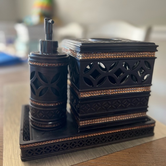 Bed Bath & Beyond | Bath | Bedbathbeyond Soap Tissue Tray 3 Piece ...